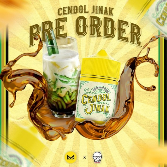 Jual NEW!! CENDOL JINAK LIQUID FREEBASE SPECIAL EDITION CREAMY CENDOL ...