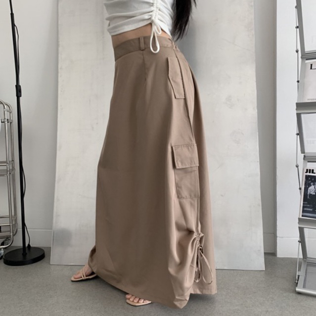 Jual LAUREN Rok Cargo Mayung Wanita - Rok Kargo Bangkok Payung Serut ...