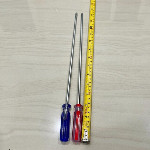 Jual Harga 2pcs / set obeng kurus panjang 12”(+)(-) obeng elektronik ...