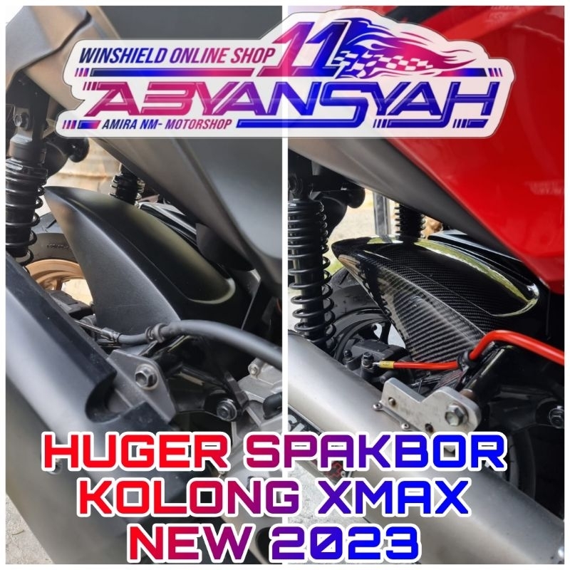 Jual Spakbor Huger kolong Xmax New 2023 Terbaru Carbon Kevlar Dan Hitam ...
