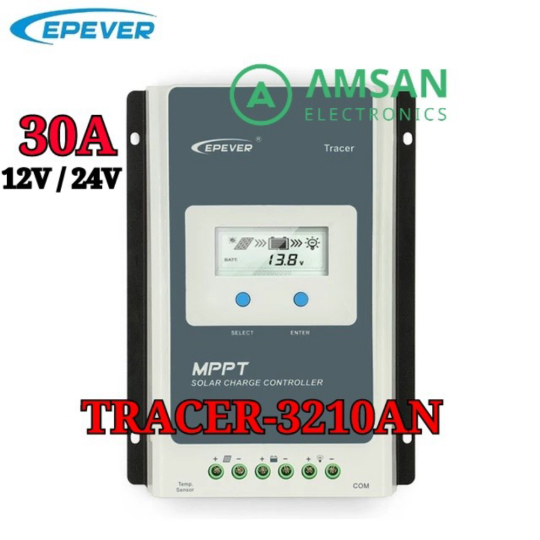 Jual EPEVER TRACER 3210AN Solar Charger Controller SCC MPPT EPEVER 30A ...