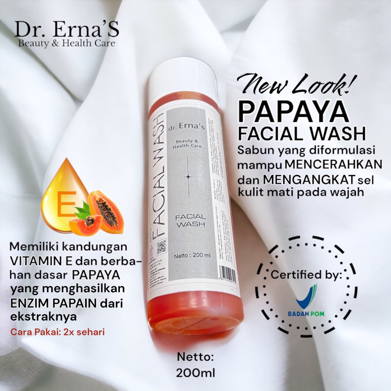 Jual Dr. Erna Facial Wash 200ml | Shopee Indonesia