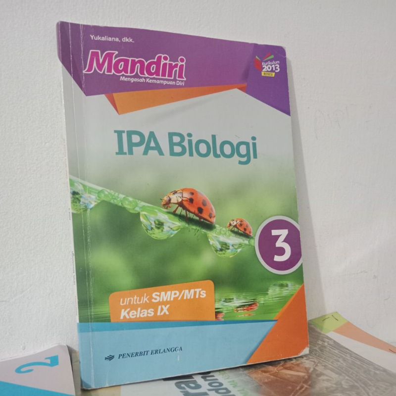 Jual buku mandiri IPA Biologi SMP kelas 3-9 penerbit erlangga | Shopee ...