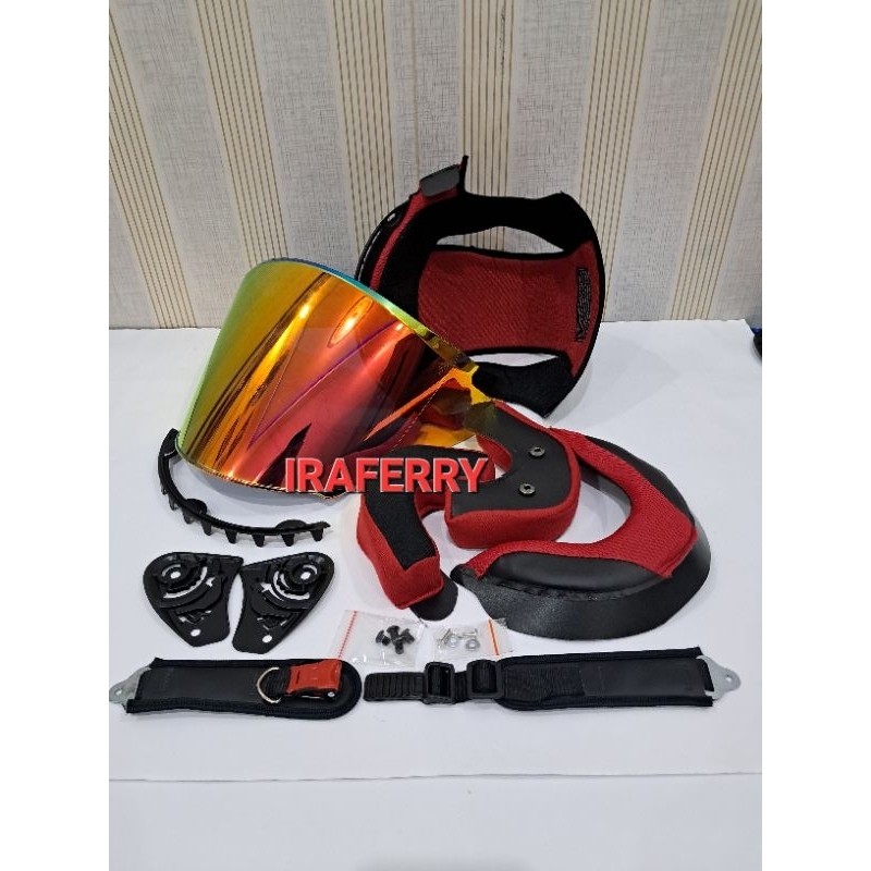Jual busa helm kyt dj maru fulset kancing klip besi klip plastik ...