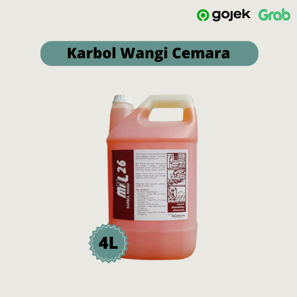 Jual Karbol Wangi Mill (Cemara) 4L | Shopee Indonesia