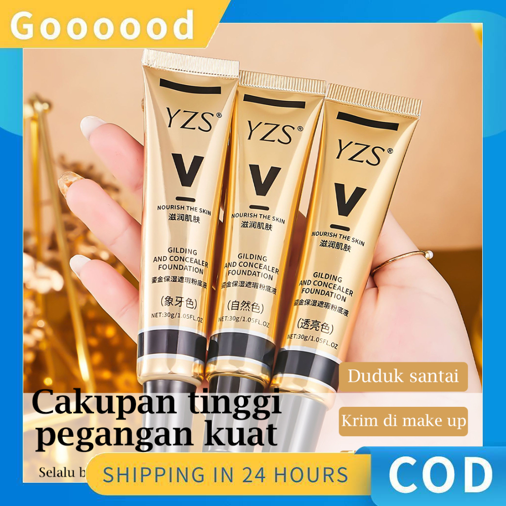 Jual YZS Hydrating Concealer Foundation Alas Bedak Alas Bedak Ringan Perbaikan Wajah Krim BB ...
