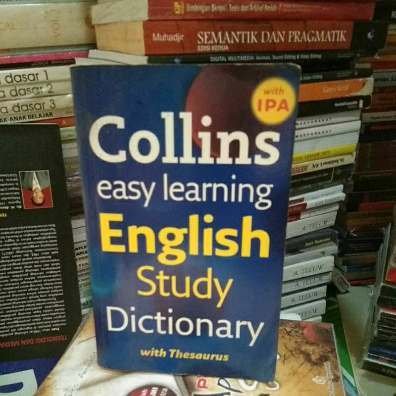 Jual COLLINS EASY LEARNING ENGLISH STUDY DICTIONARY ORIGINAL | Shopee Indonesia