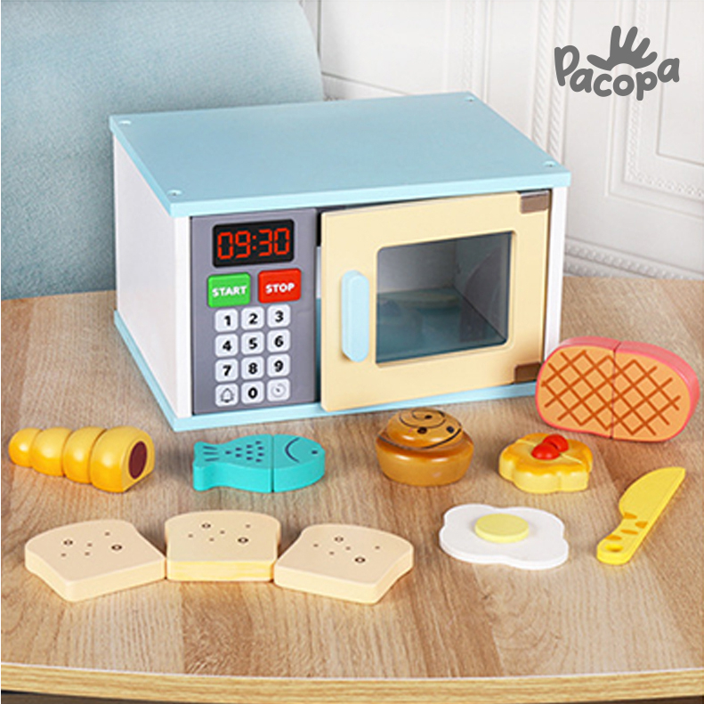 Jual [PACOPA] Oven Wooden Toy Set Mainan Edukasi Role Play Kitchen ...