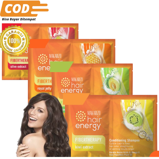 Jual Makarizo shampoo sachet Hair Energy original aman BPOM,Shampo pria ...