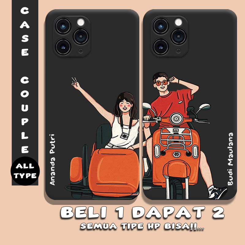 Jual [CC-16] Custom Case Hp COUPLE NAMA BEBAS [ BELI 1 SUDAH DAPAT 2 ...