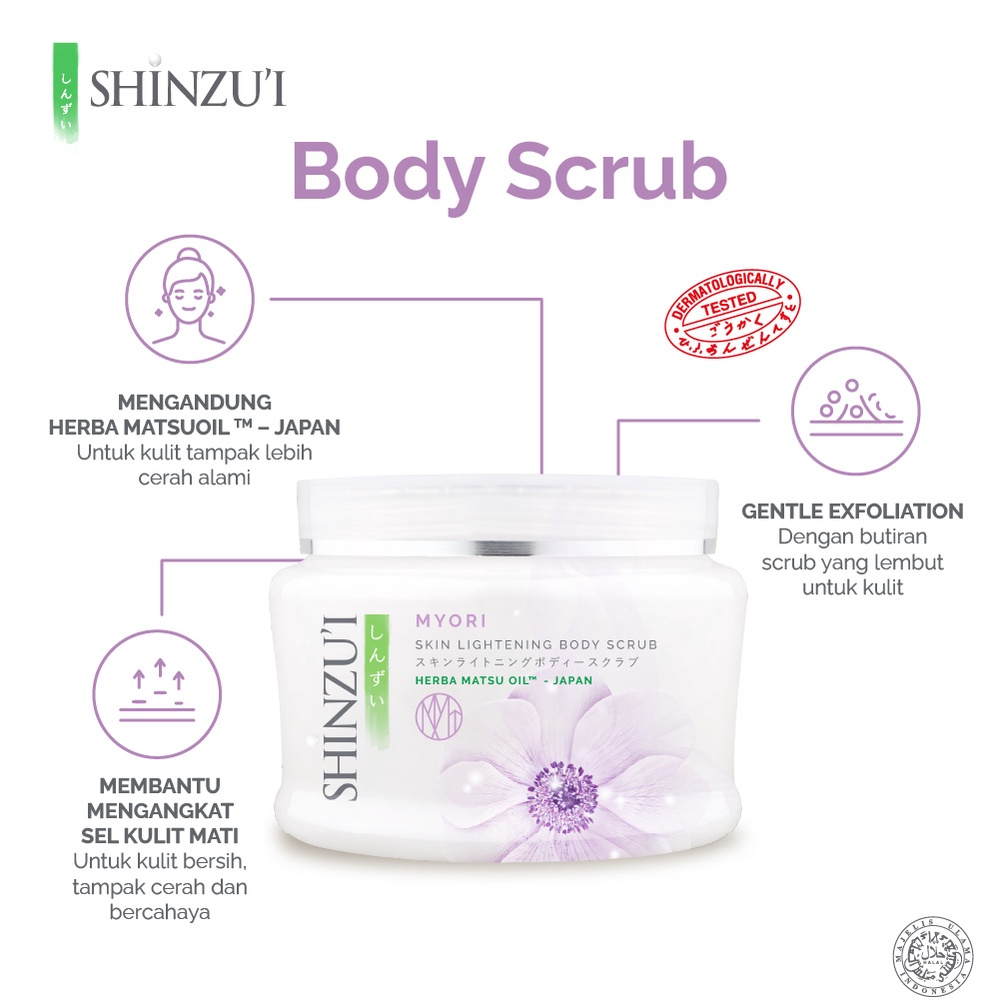 Jual SHINZUI SKIN LIGHTENING 110GR - BODY SCRUB PEMUTIH BADAN ~ LULUR ...