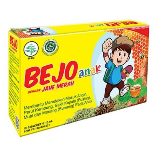 Jual Bejo Anak Jahe Merah Herbal 5 Sachet 10Ml | Shopee Indonesia