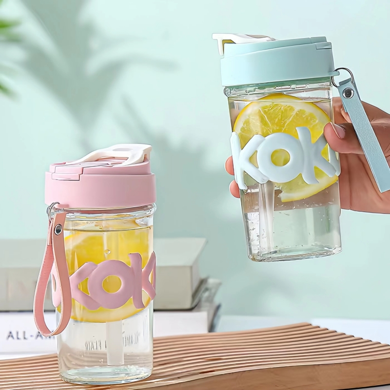 Jual VOOVA Botol Minum 420ml / Botol Transparan / Botol Olahraga ...