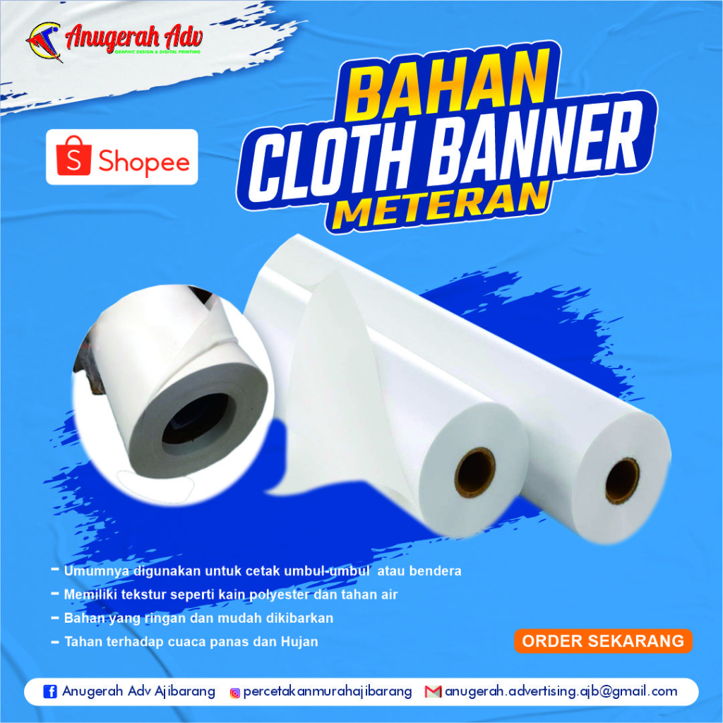 Jual BAHAN CLOTH BANNER | BAHAN SATIN BANNER | BAHAN SPANDUK BENDERA ...