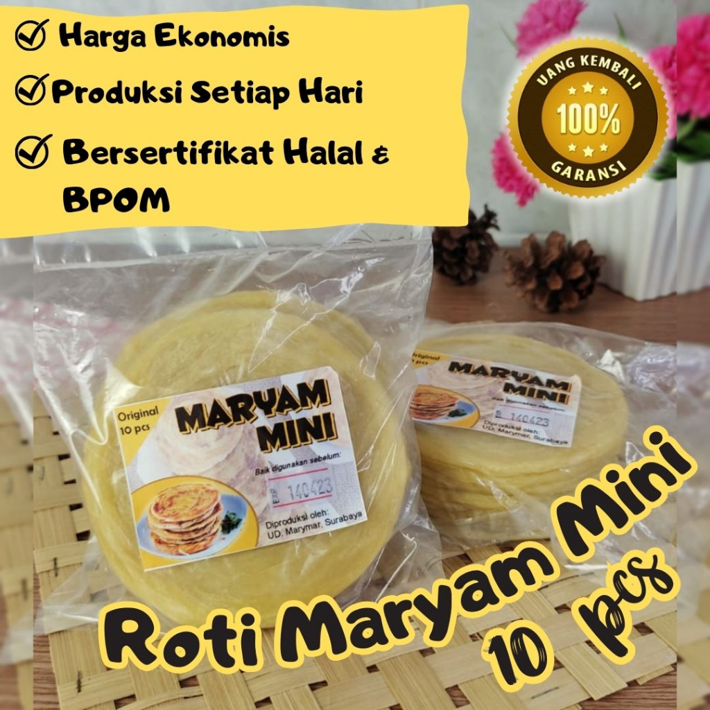 Jual Roti Maryam 10 pcs (Original - Mini) GARANSI | Shopee Indonesia