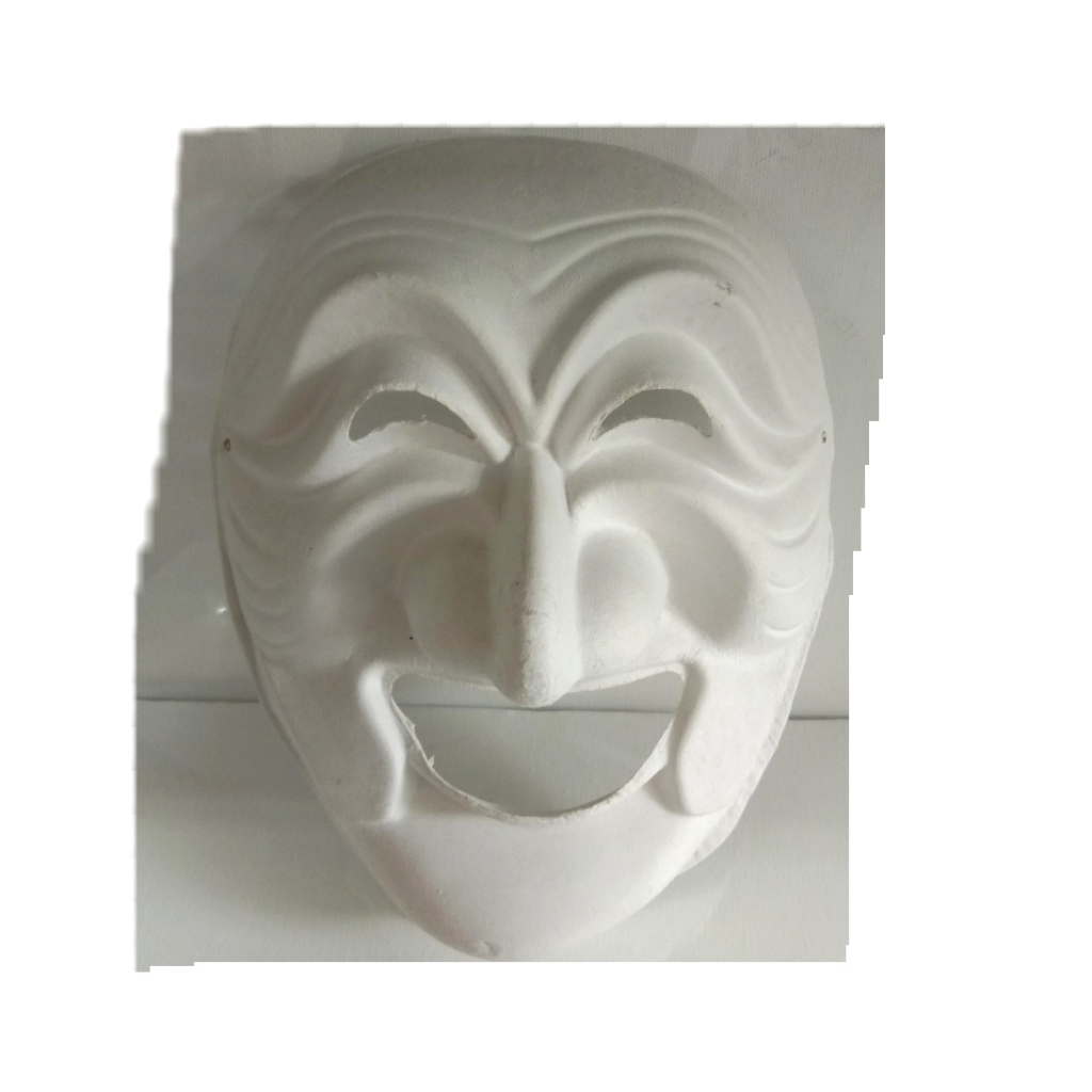 Jual Topeng Lukis Wajah Polos / Topeng Karakter / Topeng Polos / Face ...