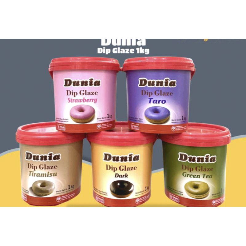 Jual glaze Dunia tabung 1kg | Shopee Indonesia
