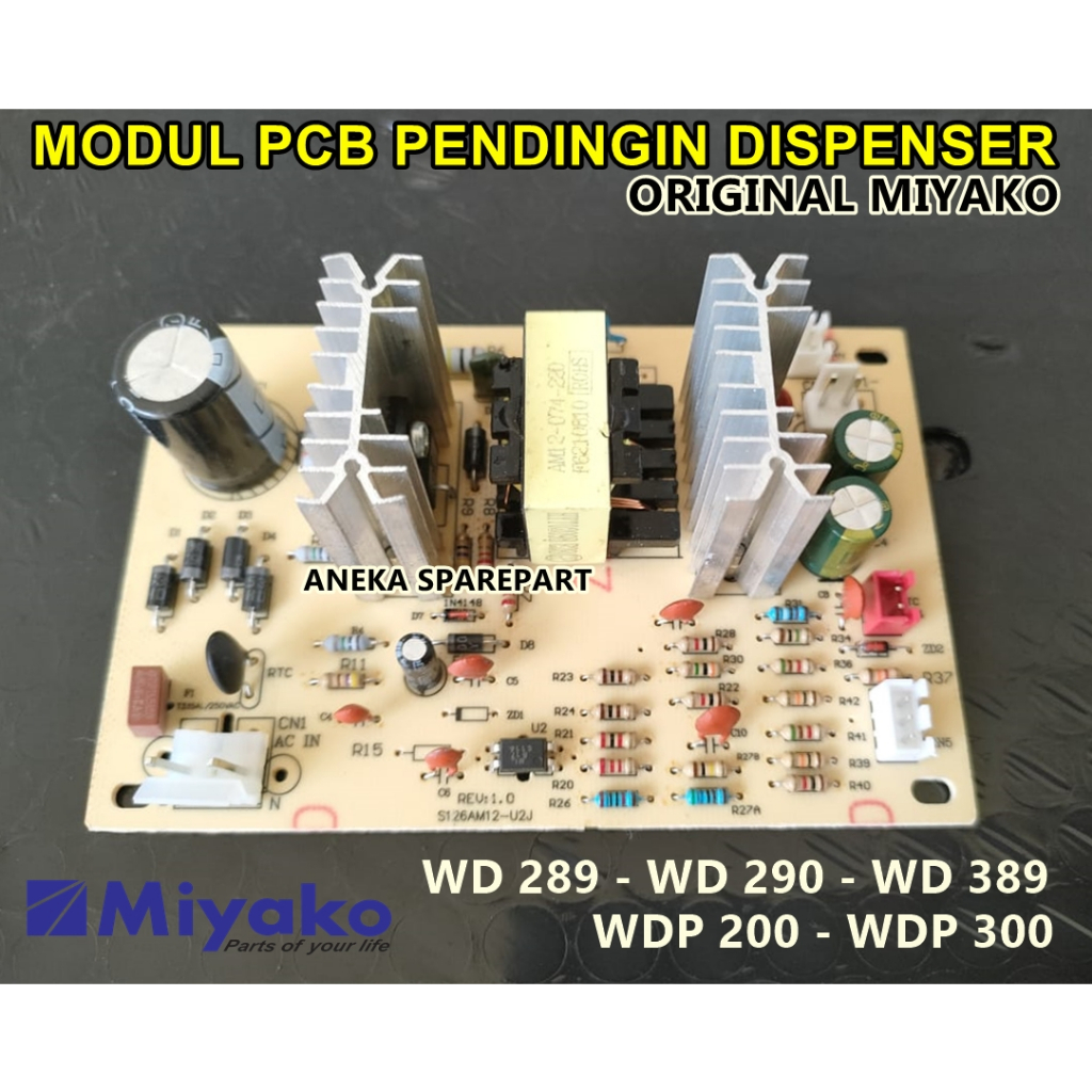 Jual MODUL PCB PENDINGIN DISPENSER GALON BAWAH MIYAKO ORIGINAL | Shopee ...