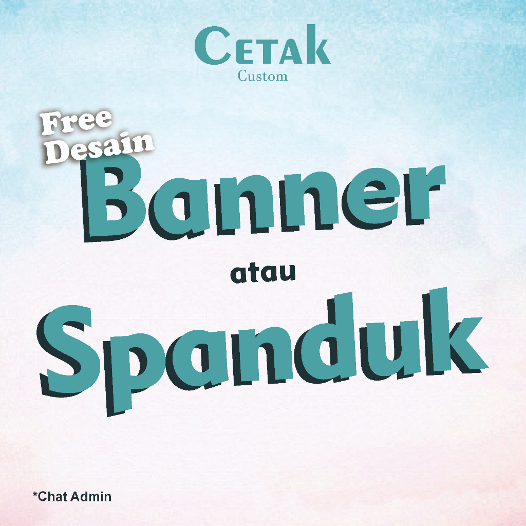 Jual Cetak Banner atau Spanduk custom OLSHOP, UMKM, TOKO, WARUNG, DLL ...