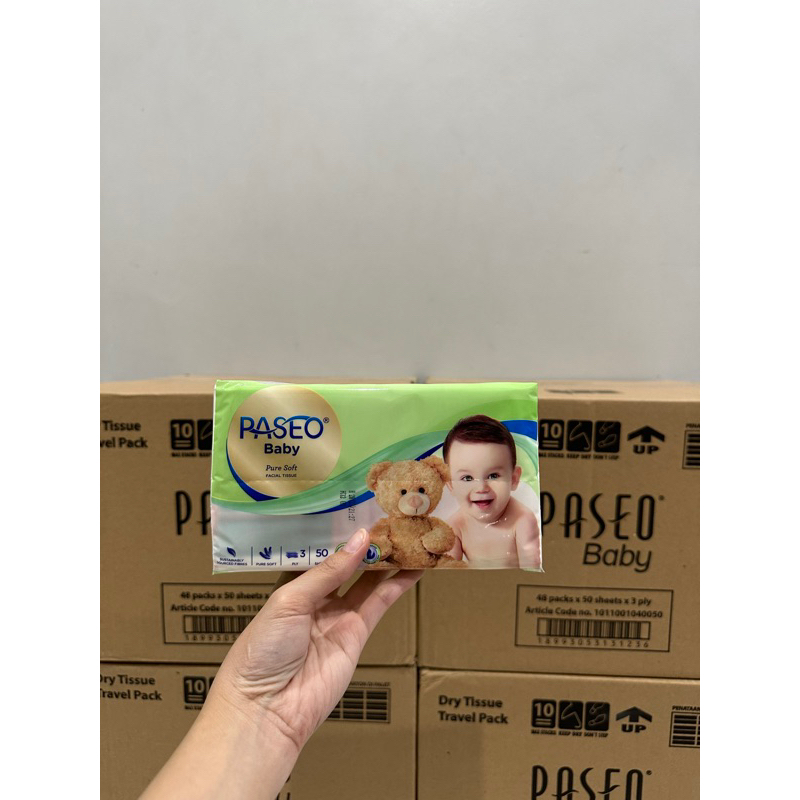 Jual Tissue Paseo Baby Pure Soft 50s & 130s | Shopee Indonesia