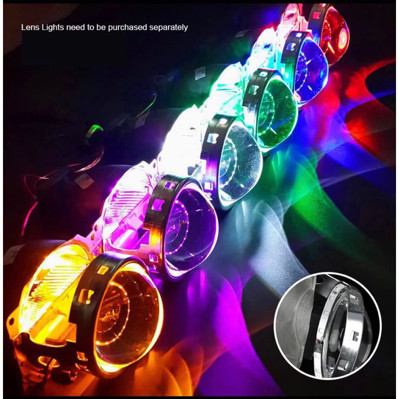 Jual Lampu LED Demon Eye Devil Eyes Ring 360° Projie Projector Biled ...