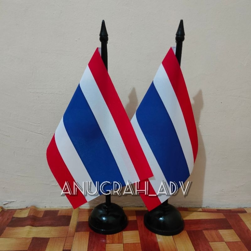 Jual tiang kayu bendera meja THAILAND | Shopee Indonesia