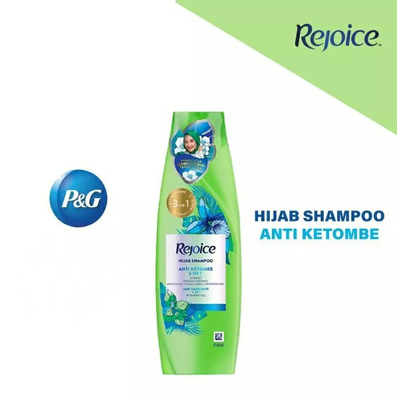 Jual REJOICE HIJAB SHAMPO ANTI KETOMBE 3-IN-1 (70ml) | Shopee Indonesia