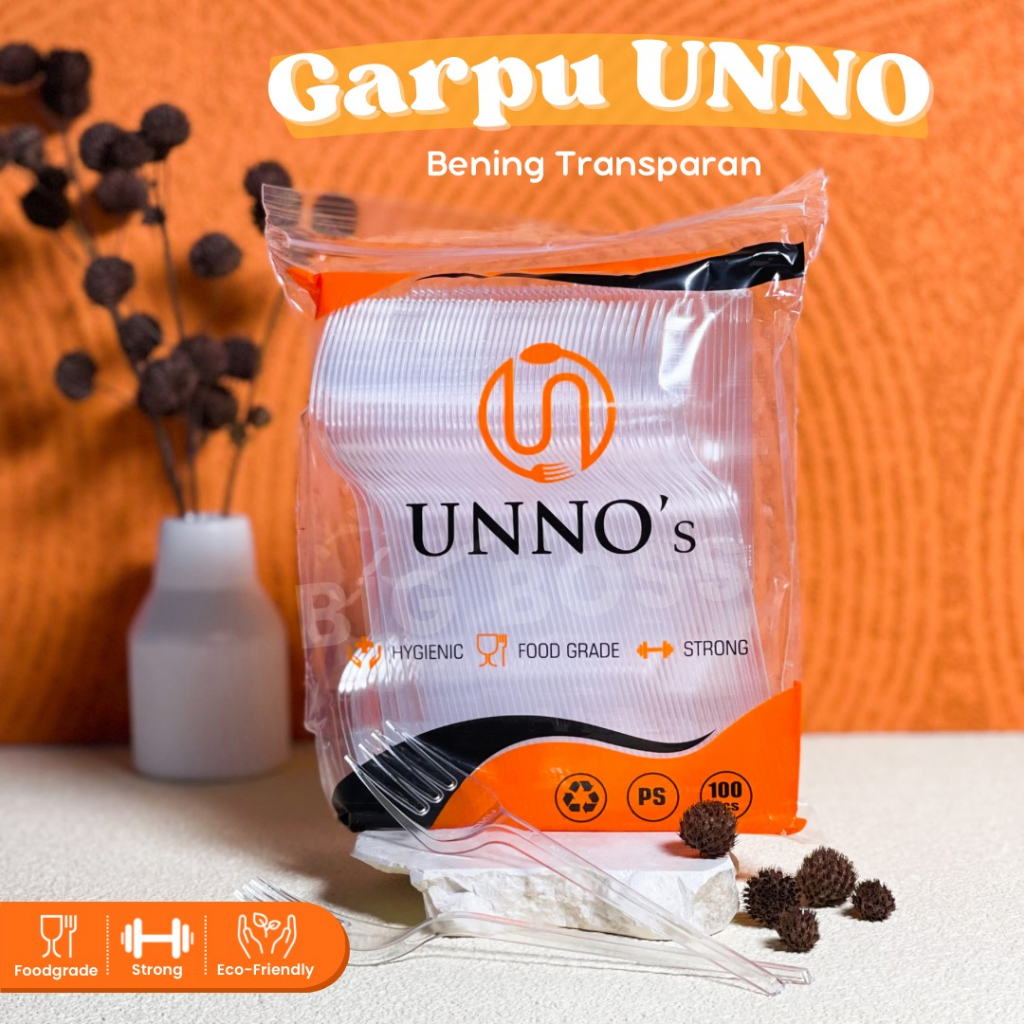 Jual [100 Pcs] Sendok Makan Putih Uno Food Grade Higenies Kuat Tidak ...