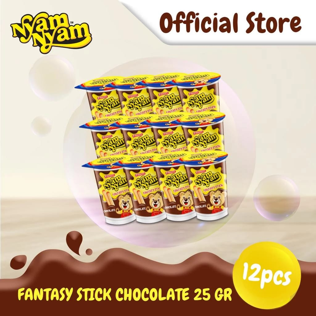 Jual Nyam Nyam Fantasy Stick | Isi 12 Cup | Arnotts | Shopee Indonesia