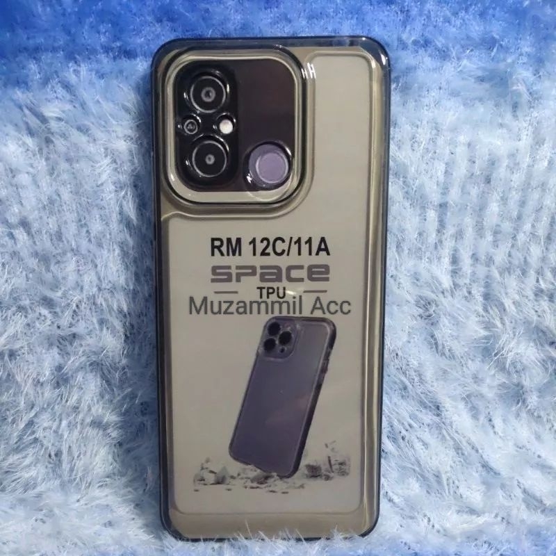 Jual SoftCase Casing Xiaomi Redmi 12C 11A Case Black Hitam Bening ...