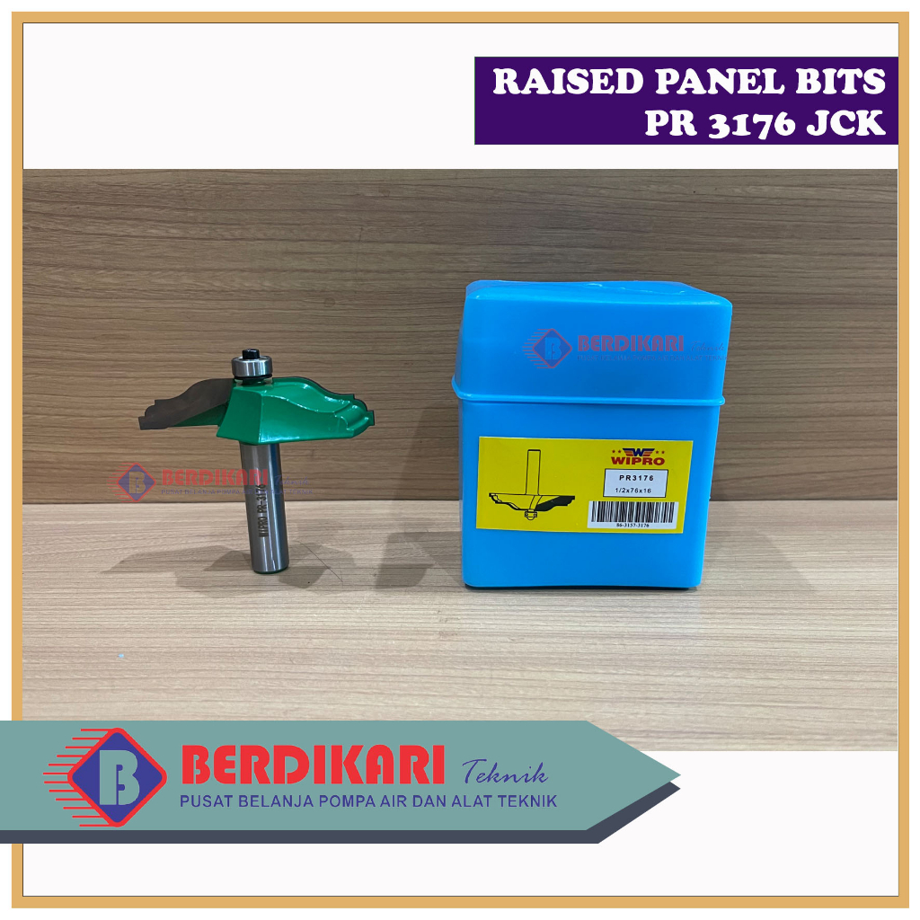 Jual Mata Profil Router Wood Trimmer 1/2" x 76 Raised Panel Bits 3176 ...