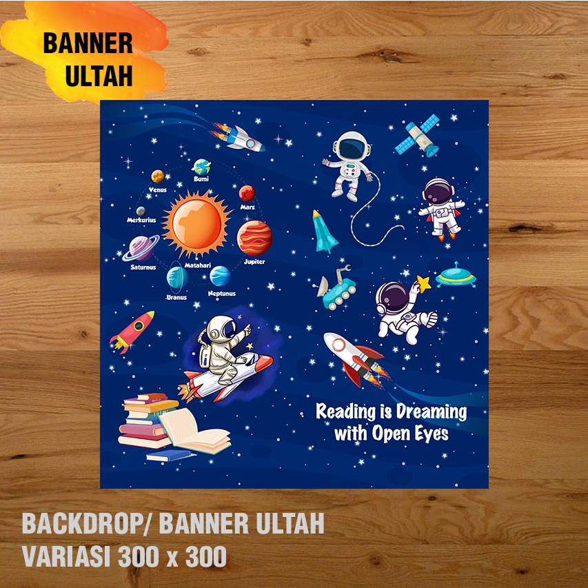 Jual POJOK BACA BANNER/ BACKDROP/ SPANDUK | Shopee Indonesia