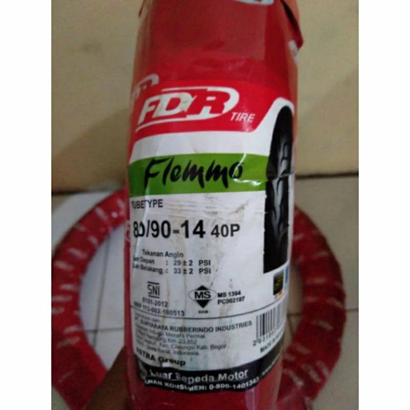 Jual Ban fdr 80/90 14 flemo buat vario beat depan.mio belakang non ...