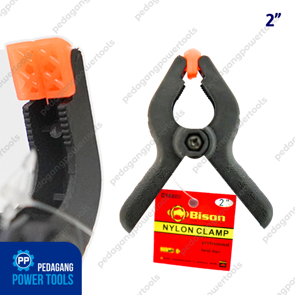 Jual BISON SPRING CLAMP 2 INCH CATOK KAYU ALAT PENJEPIT BESI KLEM PLASTIK | Shopee Indonesia