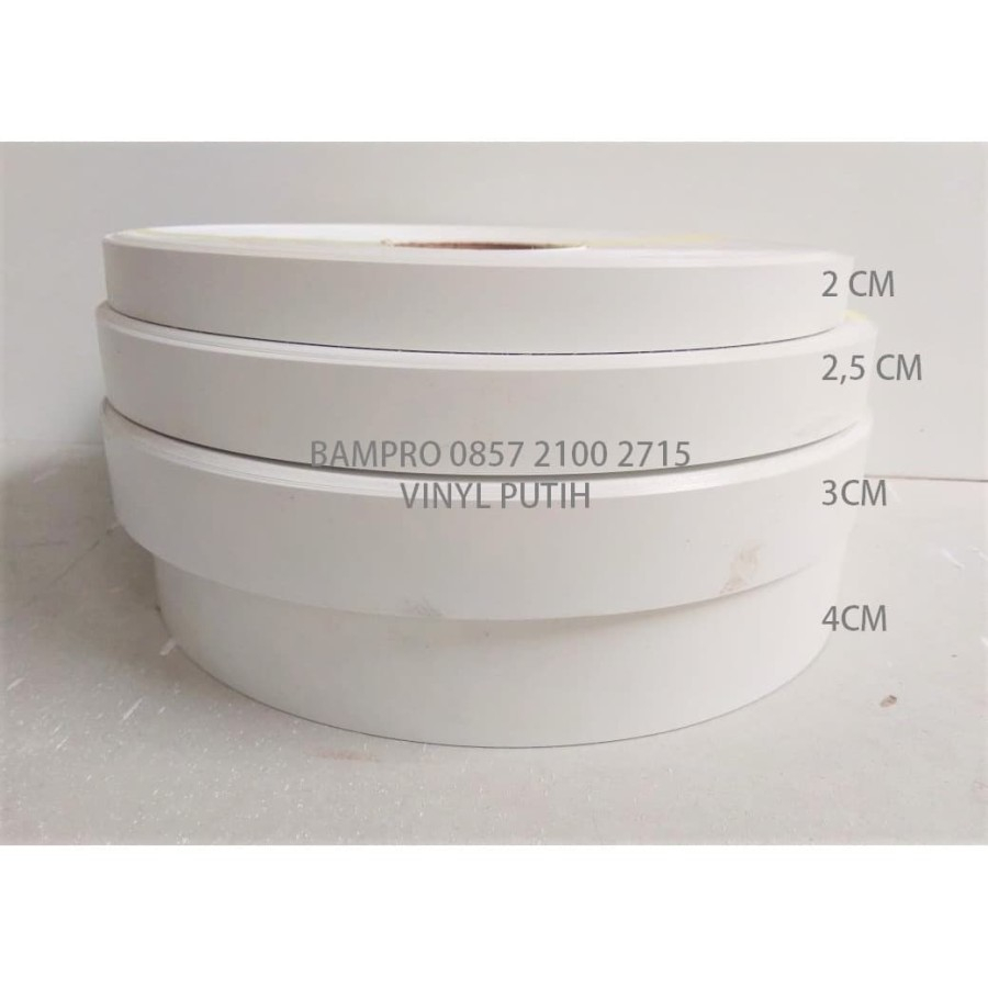 Jual VINYL / VINIL PUTIH 0.35 - 2 CM | Shopee Indonesia