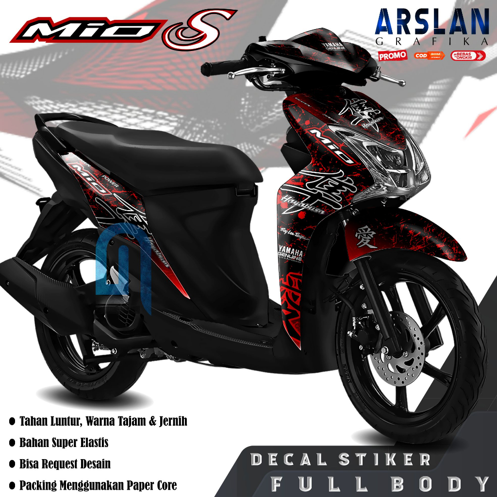 Jual ⭐⭐⭐⭐⭐Decal Mio S Full Body Stiker Yamaha Mio S Full Body Dekal Mio ...
