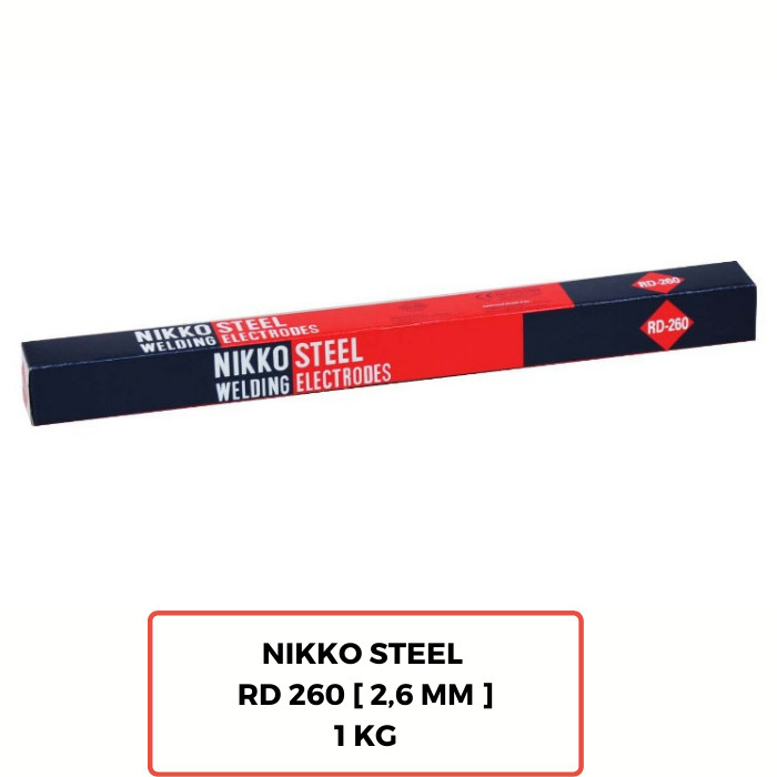 Jual Kawat Las Nikko Steel RD 260 2.6 mm / Las Elektroda RD260 2,6 mm ORI | Shopee Indonesia