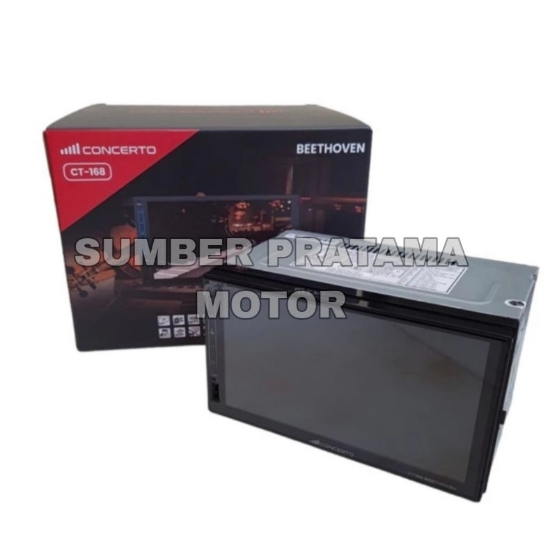 Jual Head unit deckless concerto Beethoven CT-168 headunit deckles 7 ...