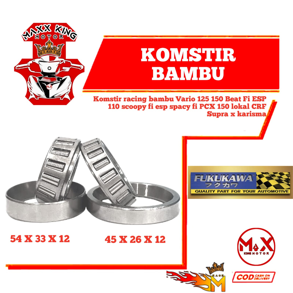 Jual Komstir racing bambu Vario 125 150 Beat Fi ESP 110 scoopy fi esp ...