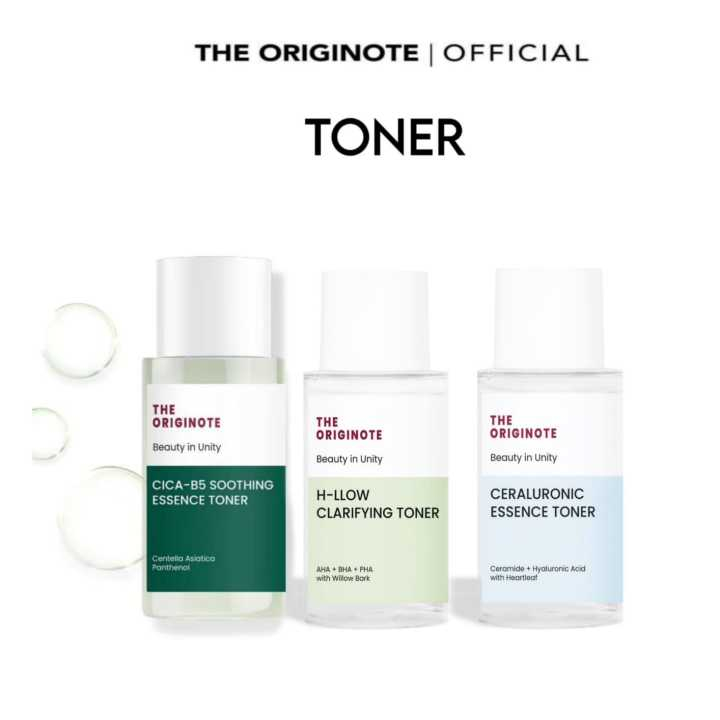Jual The Originote Toner 80ml || Cica - Ceraluronic - H-llow Clarifying ...