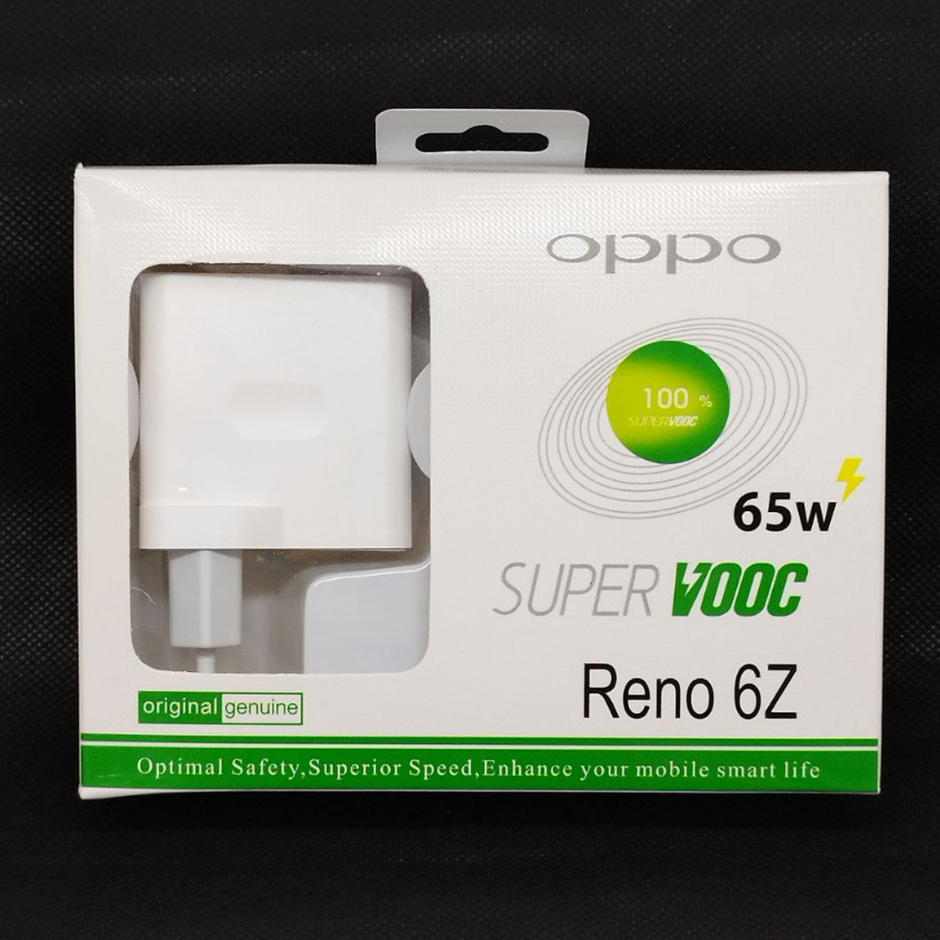 Jual Charger Casan OPPO 65W Reno 6Z Super VOOC Micro USB Type C Fast ...