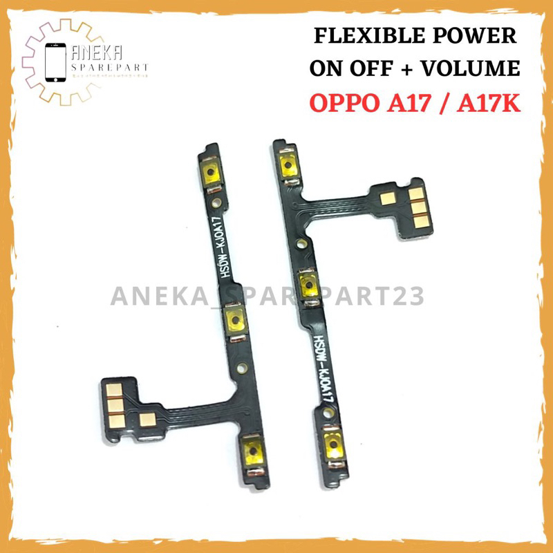 Jual Fleksible Volume on off OPPO A17 / A17K flexible Tombol power on off volume Oppo A17 / A17K ...