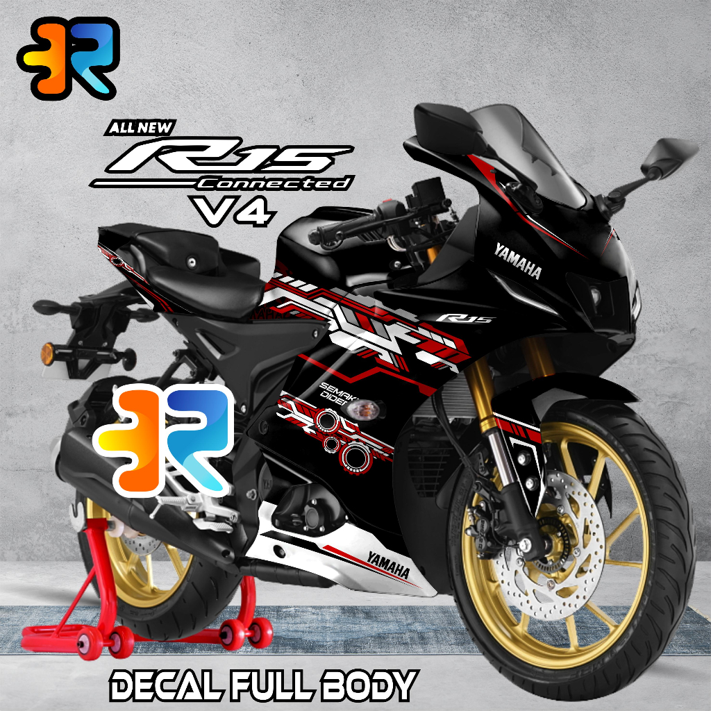 Jual Decal R15 V4 Stiker Full Body Variasi Desain Hitech | Shopee Indonesia