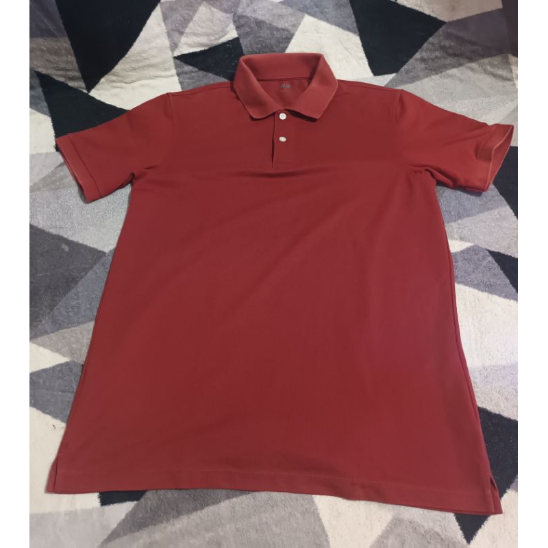 Jual Polo Uniqlo Basic Maroon | Shopee Indonesia