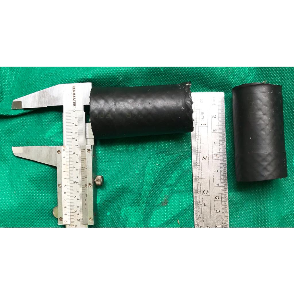 Jual karet serat radiator ukuran diameter dalam 25 mm panjang 50 mm/ 5 ...