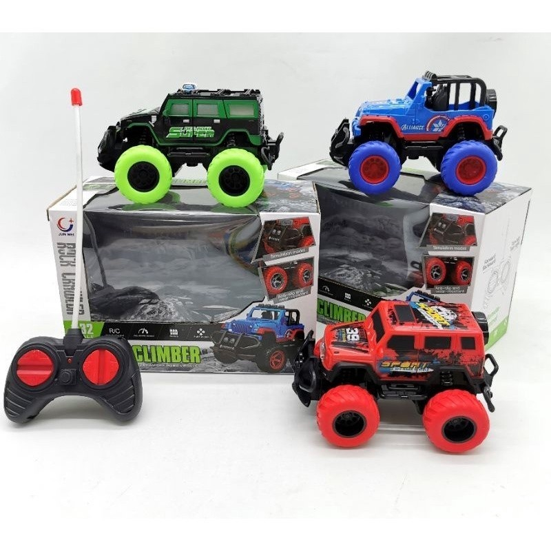 Jual Mainan Mobil Remote Control Mini climber Off Road Rc Car Rock ...
