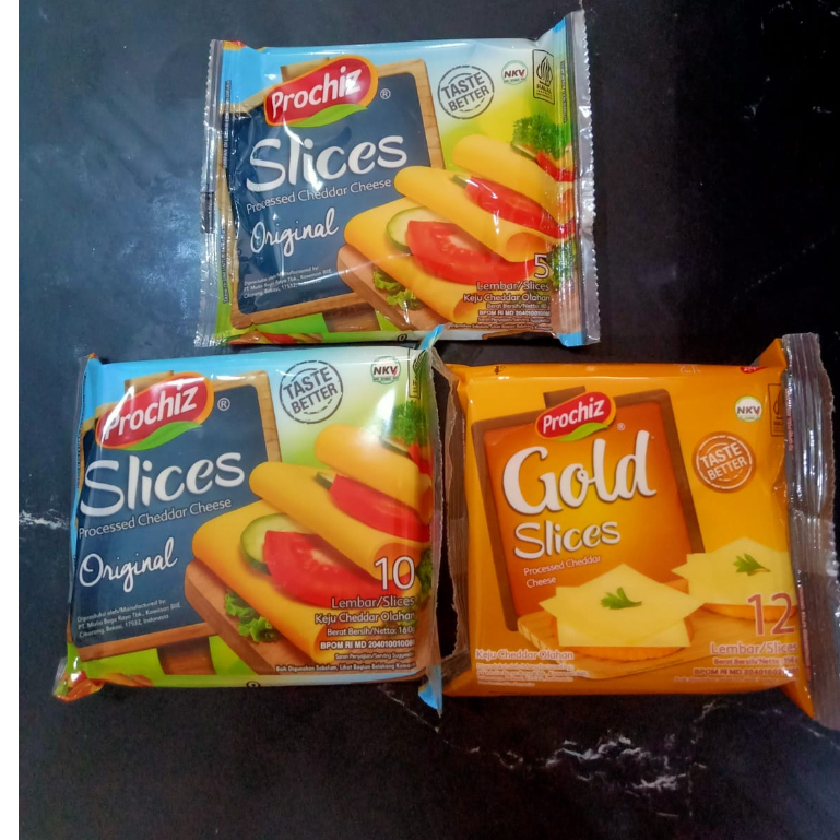 Jual KEJU PROCHIZ SLICES ISI 5, 10 dan 12 KEJU LEMBARAN MAKANAN BERGIZI ...
