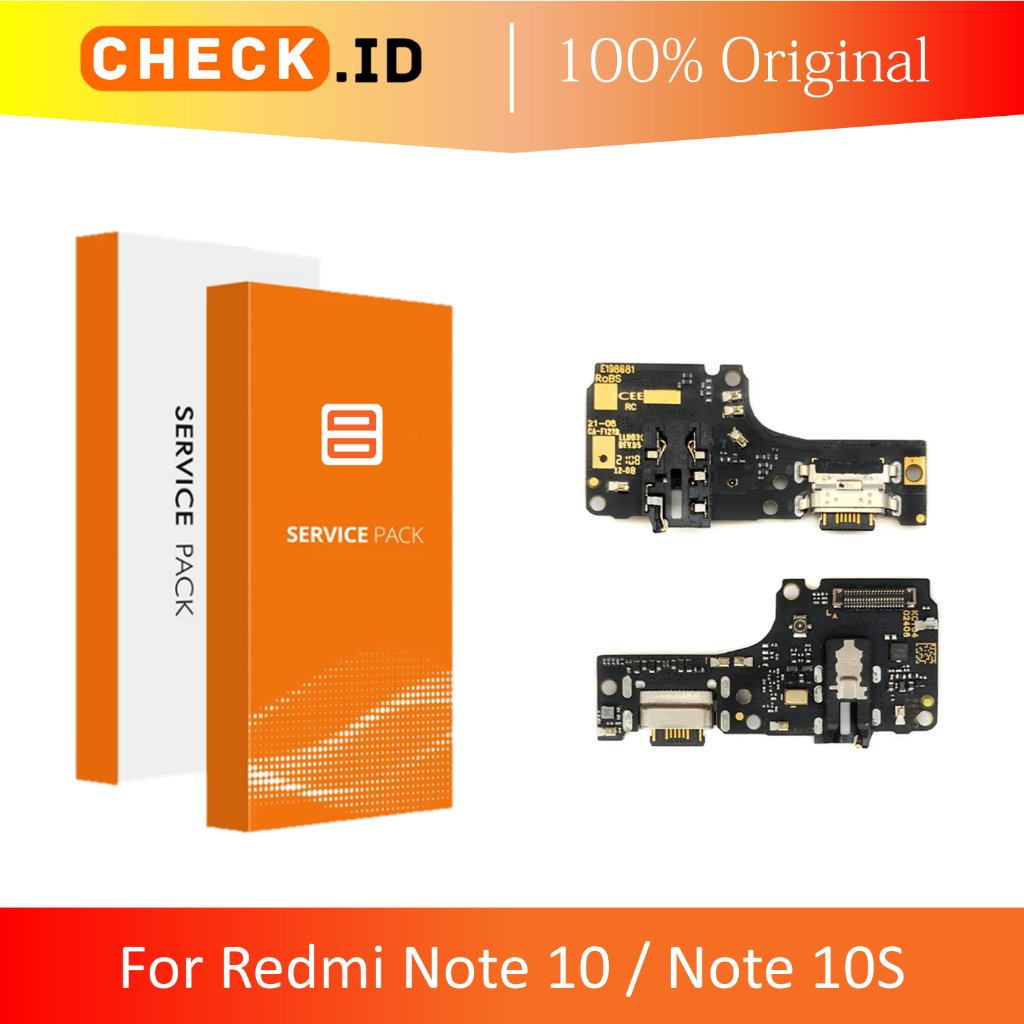 Jual [ CHECK.ID ] KONEKTOR CHARGER SUBBOARD XIAOMI REDMI NOTE 10 / NOTE ...