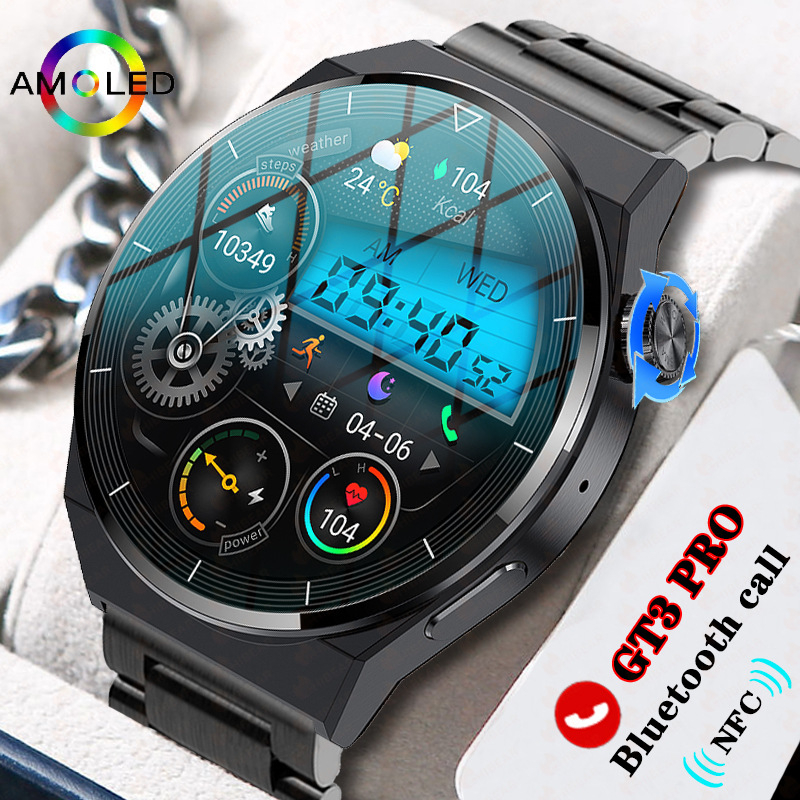 Jual HK46 Smart Watch Bluetooth Call AI Voice Assistant NFC Music ...