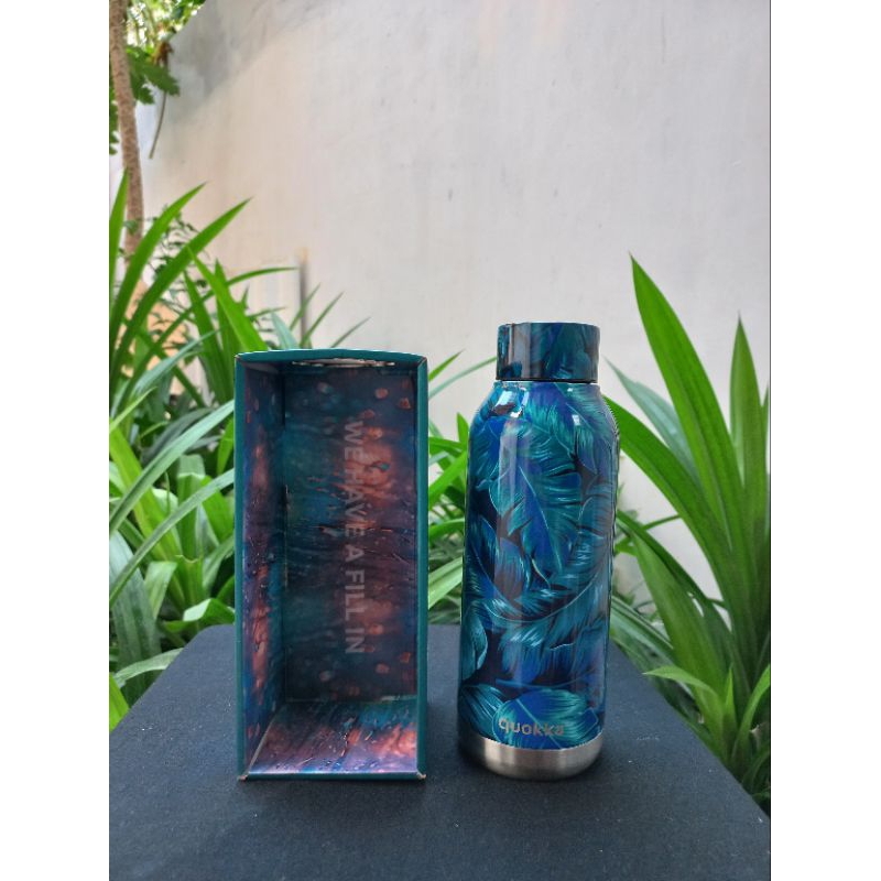 Jual QUOKKA stainless steel bottol DEEP JUNGLE - 510ml | Shopee Indonesia